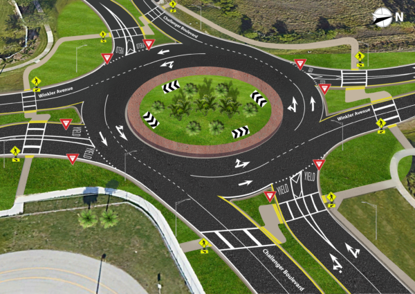 WinklerChallengerRoundabout – Winkler Ave Challenger Blvd Roundabout ...